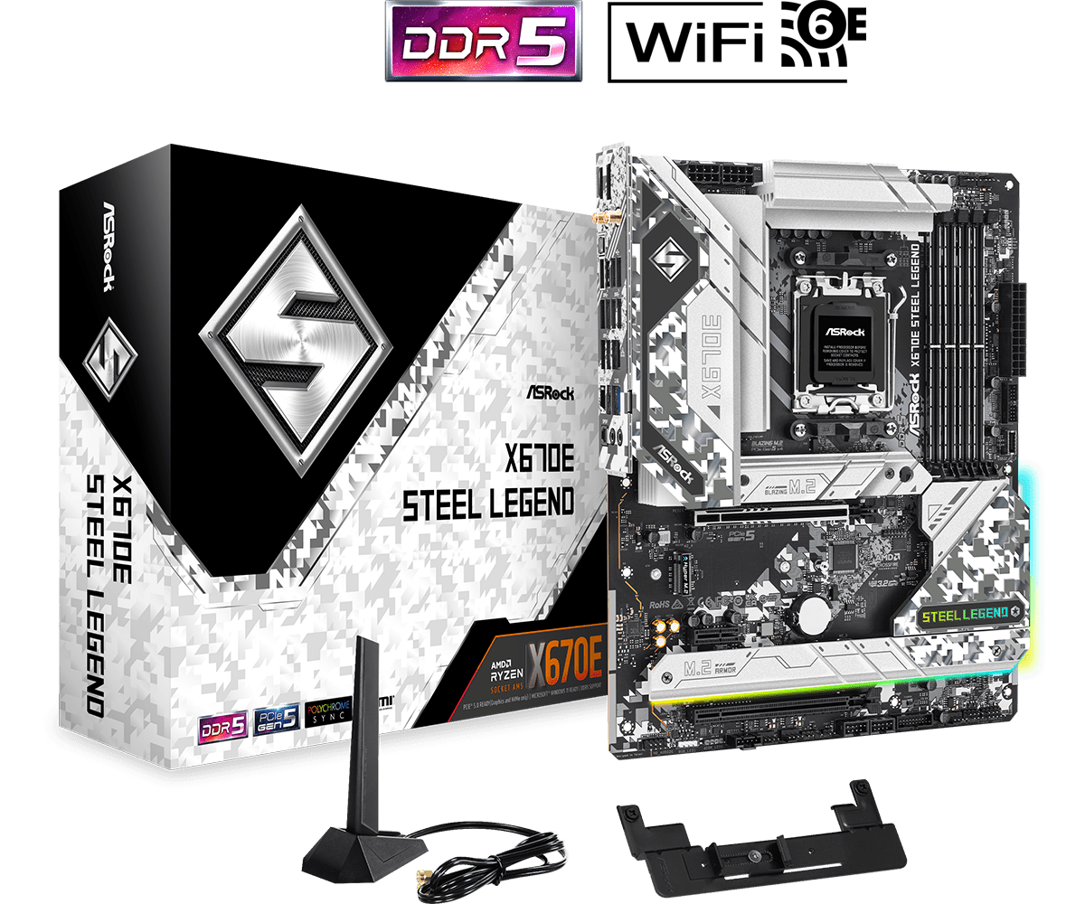 ASRock > X670E Steel Legend